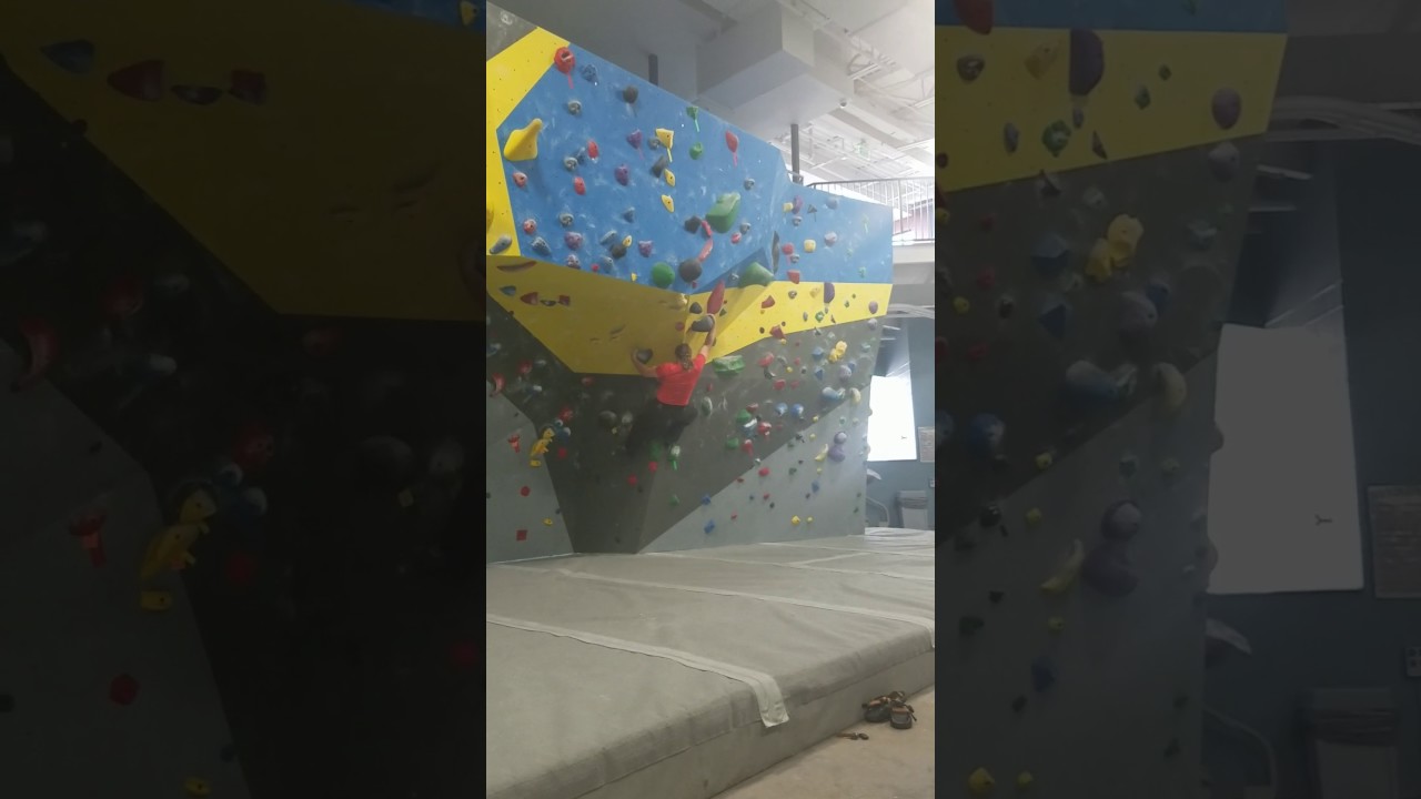 Bouldering V0 at High Point climbing and fitness - YouTube