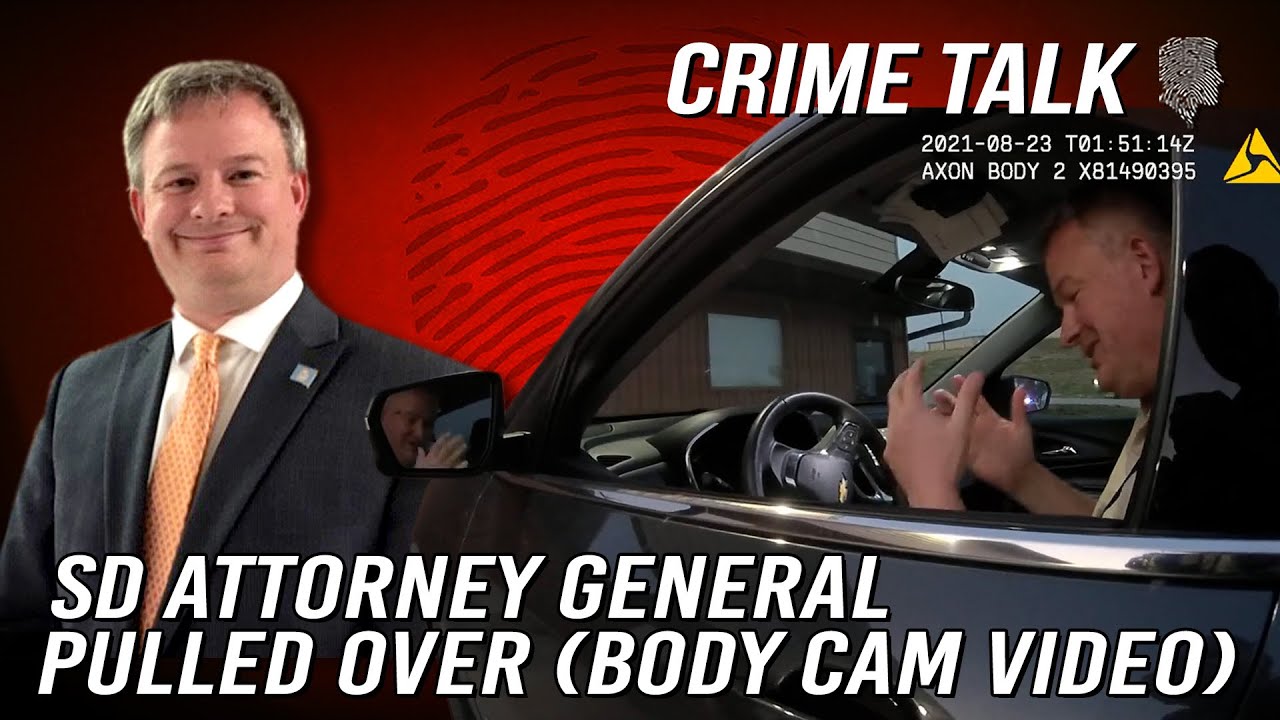 Crime Talk: SD Attorney General Jason Ravnsborg Pulled Over (BODY CAM ...