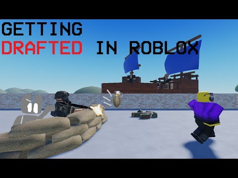 Getting DRAFTED In Roblox - YouTube
