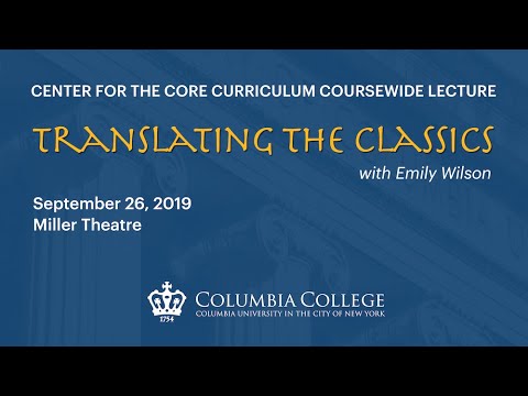 Translating the Classics with Emily Wilson - YouTube