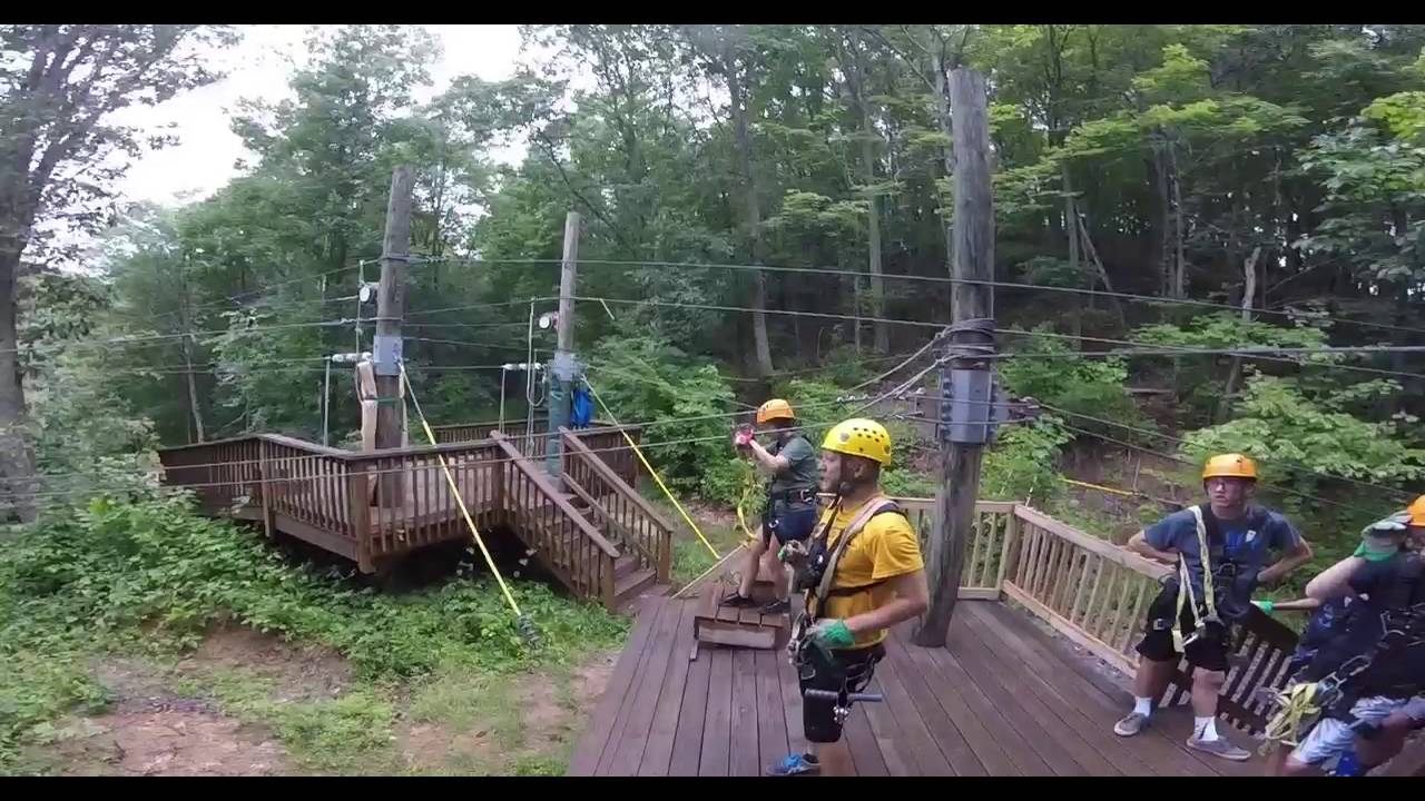 Gravity New River Gorge Zip Lines 7/7/16 - YouTube
