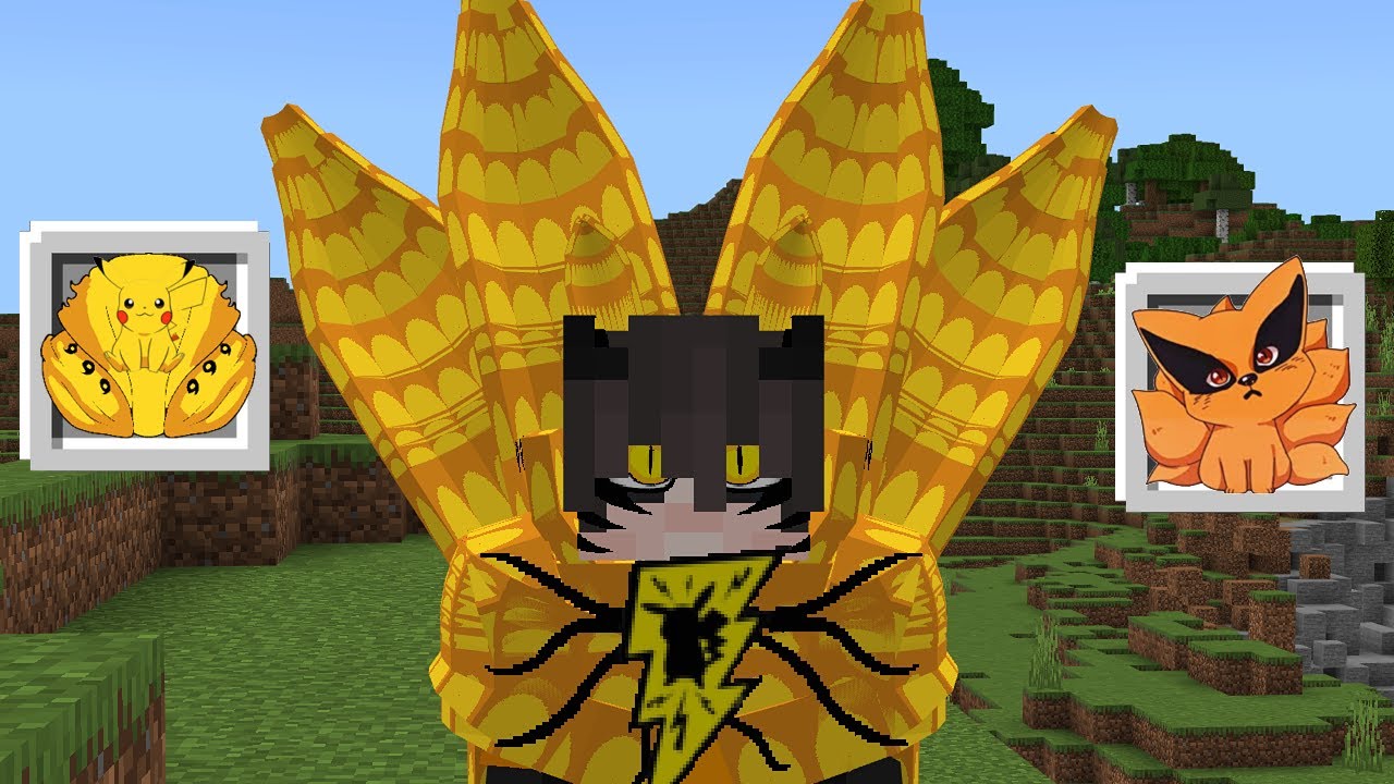 DESPERTEI O MODO BARYON DA KURAMA QUE NINGUÉM NUNCA VIU NO MINECRAFT ...