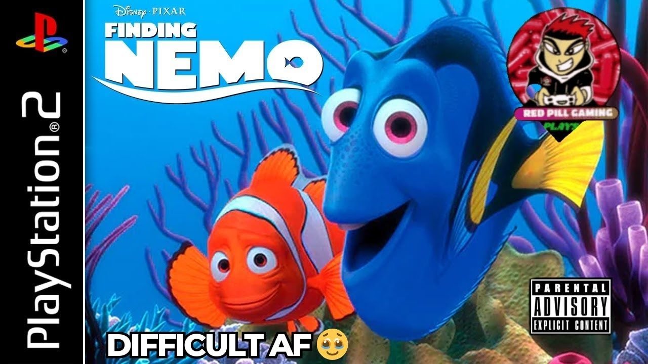RED PILL RETRO GAMING PLAYS- PS2 CLASSIC FINDING NEMO AND YES ITS HARD ...