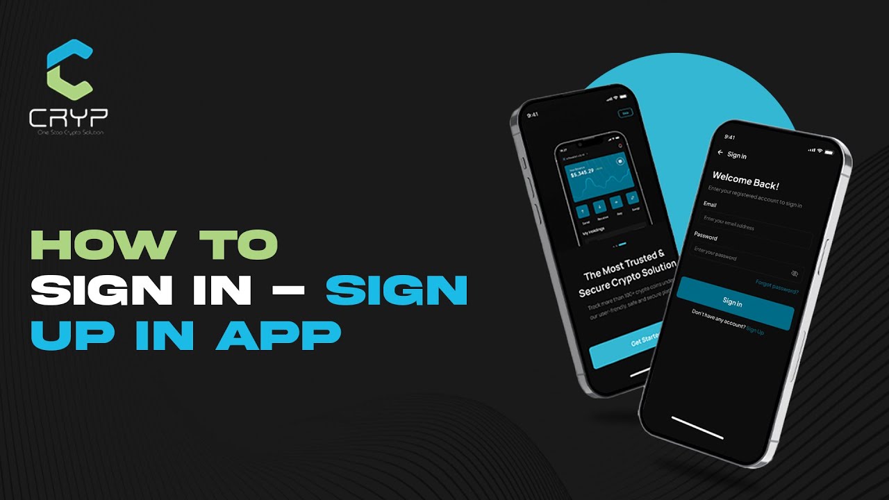 Sign Up & Sign in Cryp app - YouTube