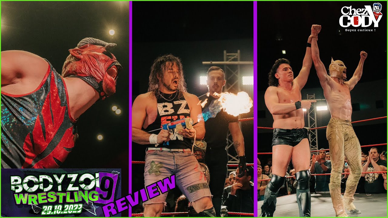 Review de Bodyzoi Wrestling 9 avec @DFWrestling - YouTube
