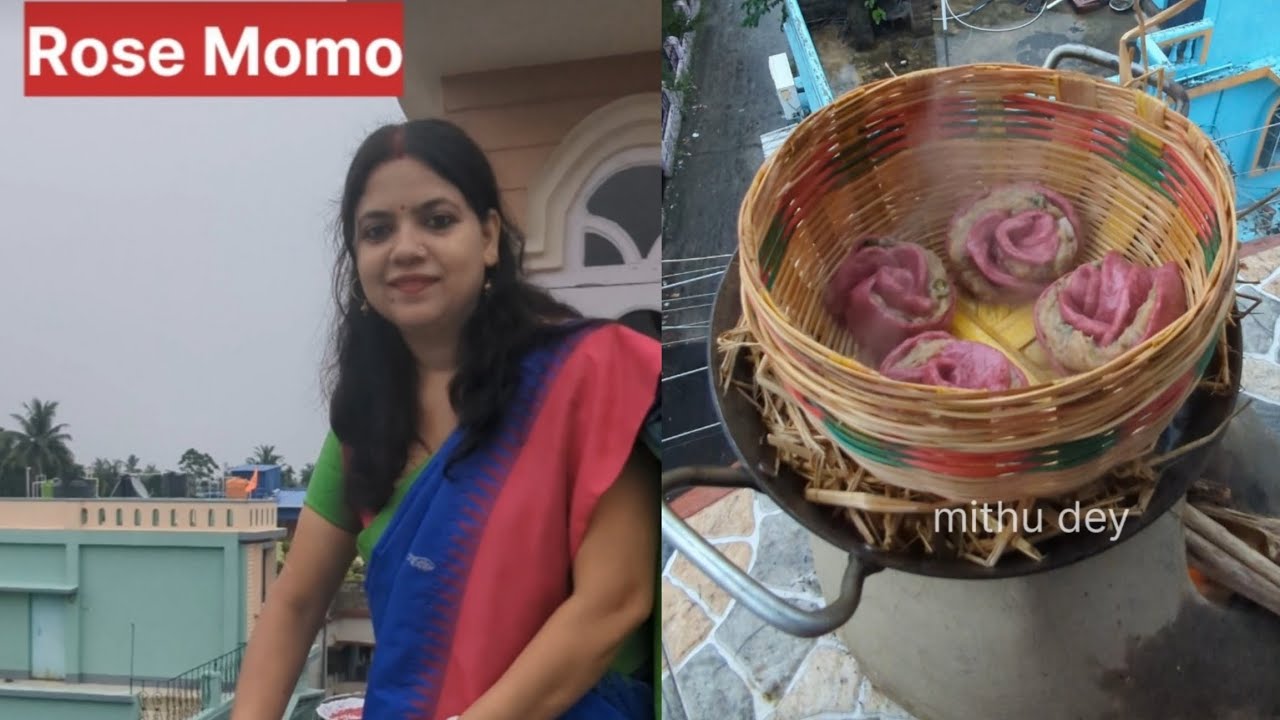 Rose Momo 🌹 ️ এই মোমো টা বানিয়ে ভালোবাসার মানুষকে উপহার দেন ll Momo ...