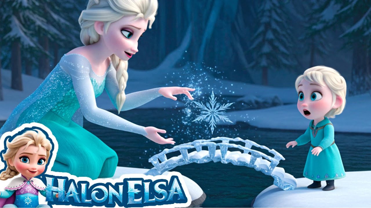 ️ Elsa's Baby Watches First Ice Bridge Being Born! ️ | Frozen Elsa ...