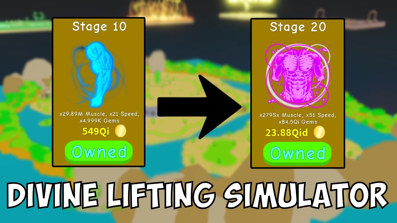 Divine Lifting Simulator | Stages 10-20 - YouTube