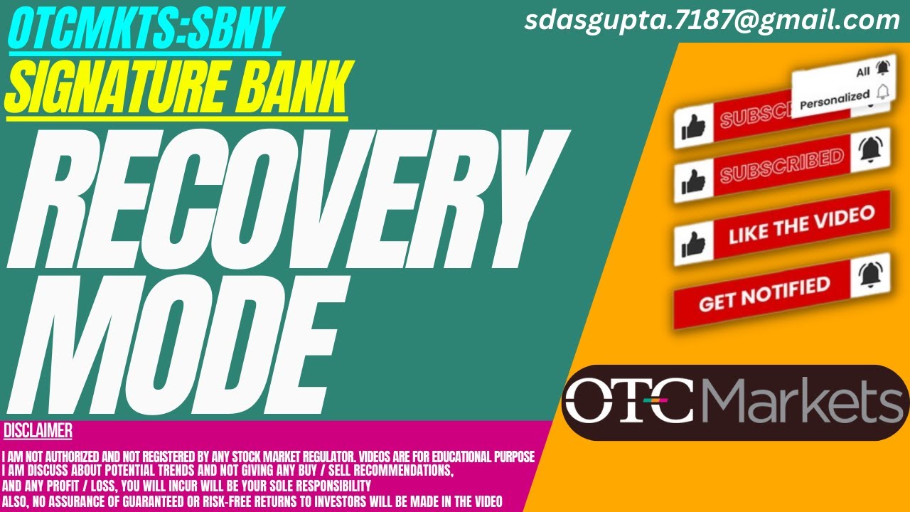 RECOVERY MODE : SBNY STOCK ANALYSIS | SIGNATURE BANK STOCK - YouTube