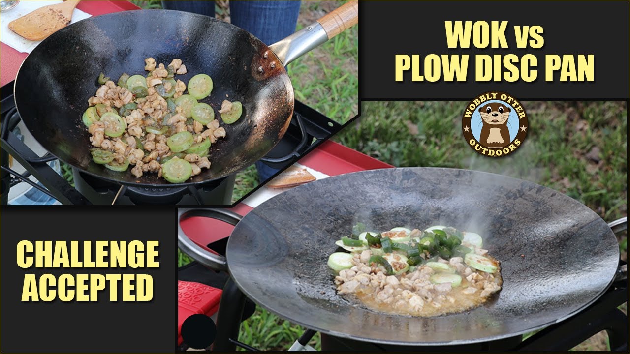 Wok vs Plow Disc Pan - Challenge Accepted - YouTube