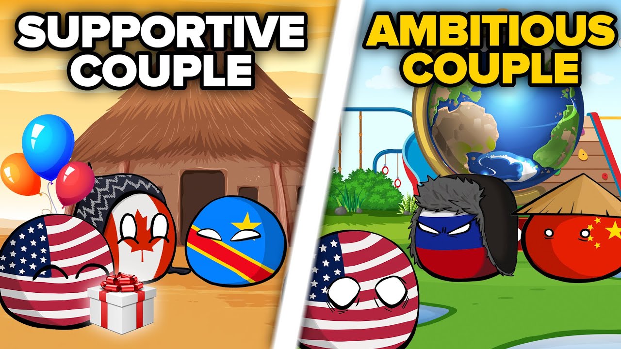 What If Countryballs Were Couples | Countryballs Animation - YouTube