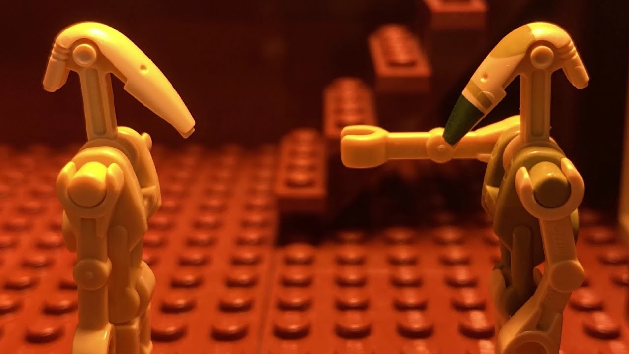 Battle Droid is not Scared of Anything - Lego Star Wars Stop Motion - YouTube