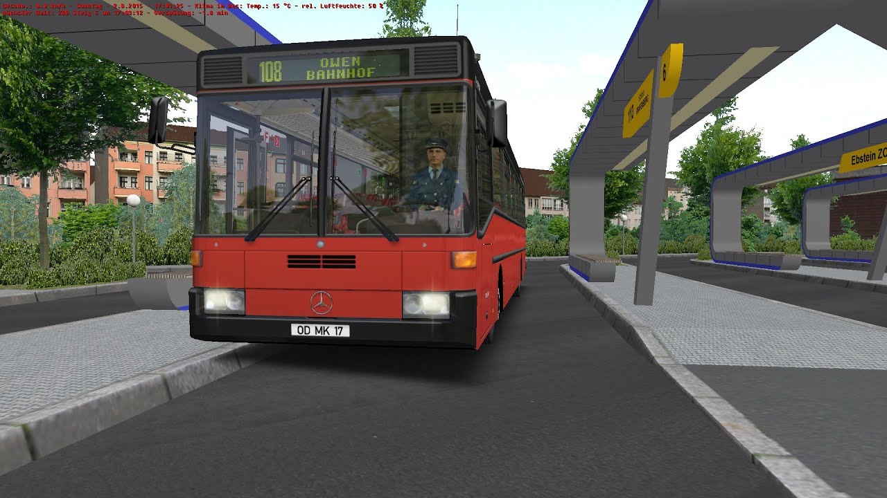 LET'S PLAY OMSI 2/ MB O407 in Ebstein auf der Line 108 [Full HD] - YouTube