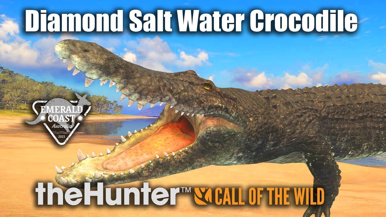 Diamond Salt Water Crocodile - theHunter Call Of The Wild - YouTube