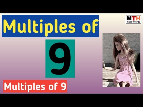 Multiples of 9 | What are the multiples of 9 - YouTube