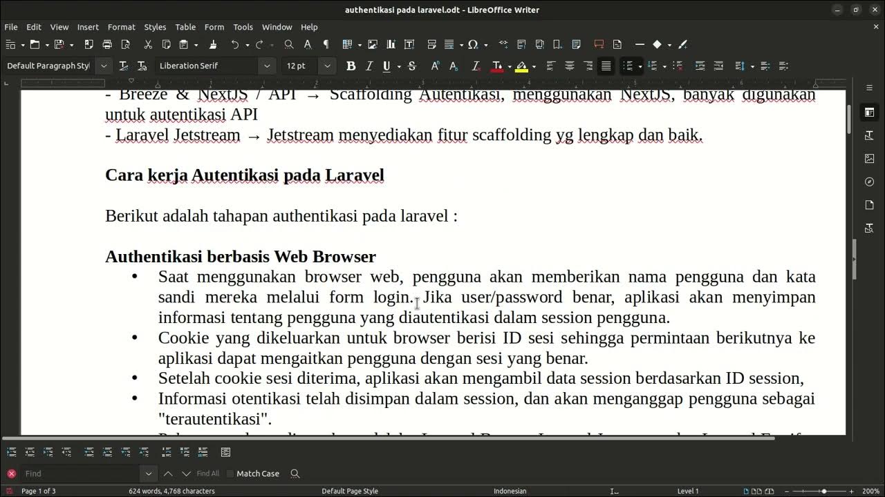 Authentikasi pada Laravel - YouTube