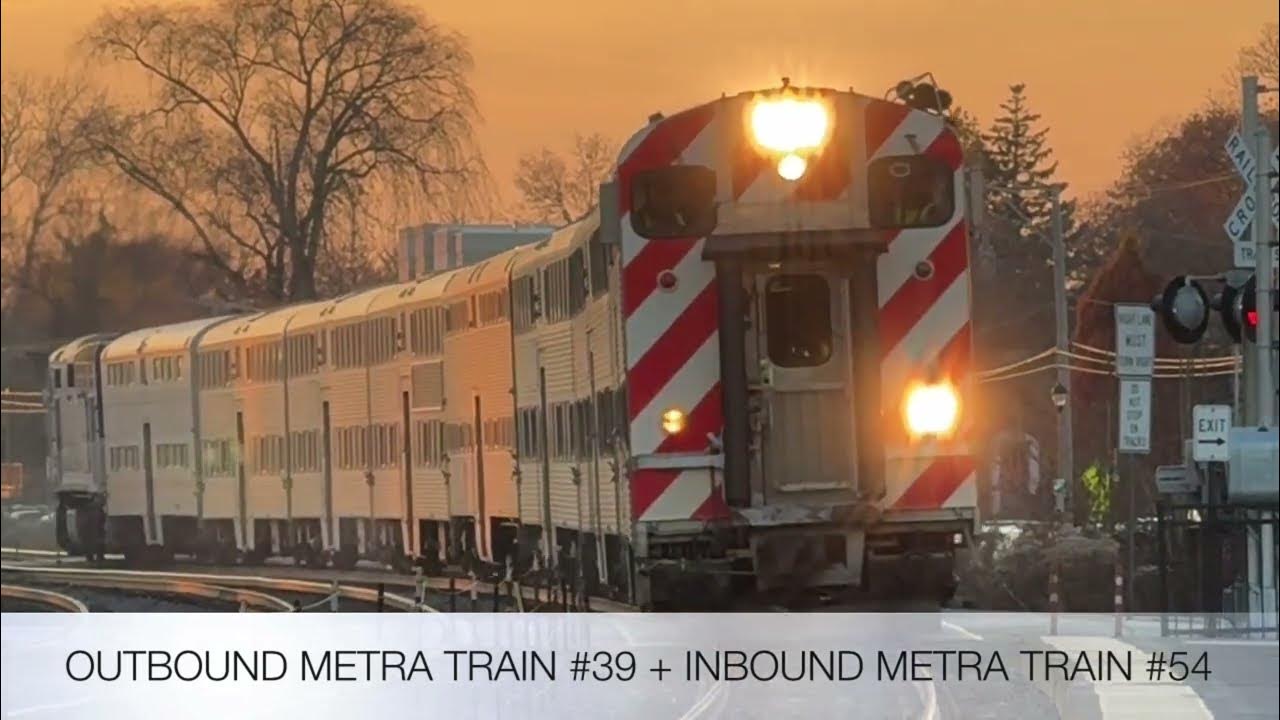 The Complete Metra Evening Rush Hour At Elmhurst On November 15, 2023 - YouTube