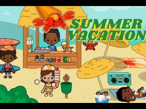 Summer Vacation Day Routine I Toca Life World - YouTube