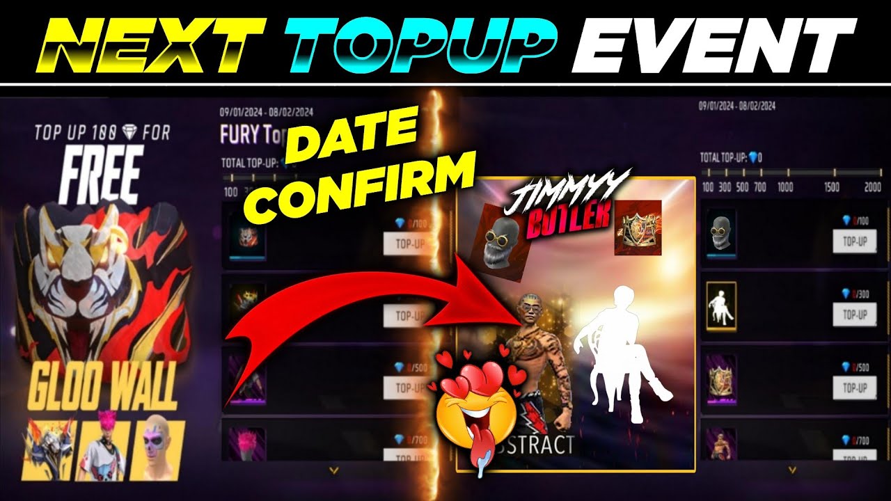 NEXT TOPUP EVENT FREE FIRE | NEW TOPUP EVENT | NEXT TOP UP EVENT ...