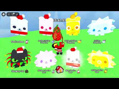 I hatched a RAINBOW huge snowflake pegasus (Pet Sim 99 Titanic Gift ...