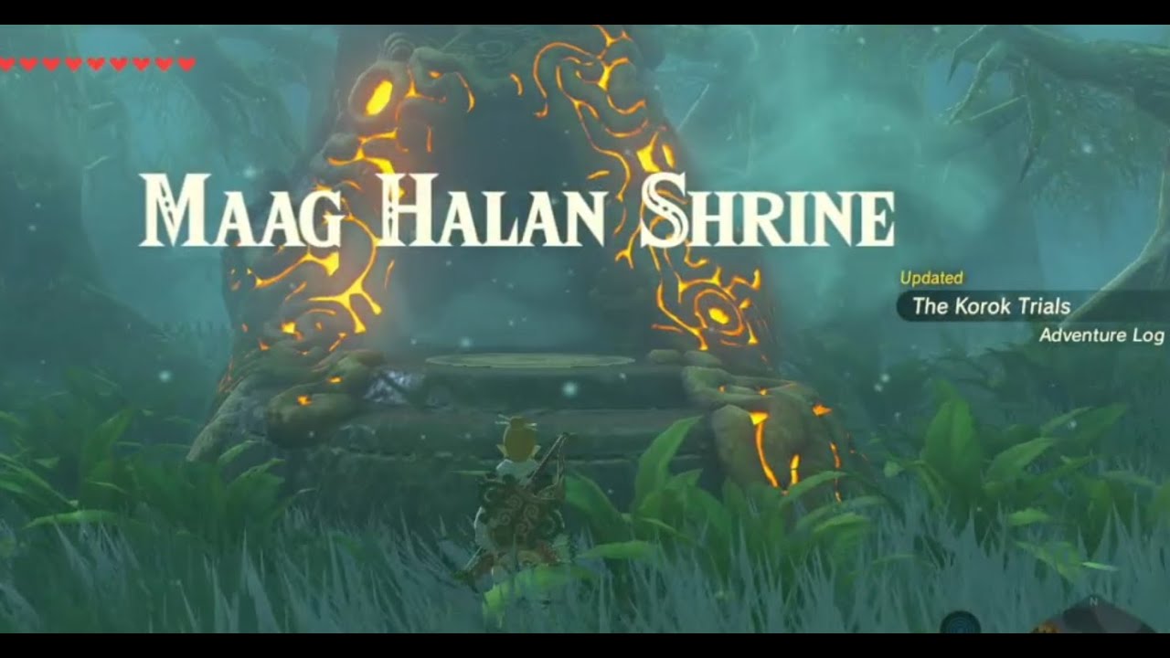 Maag Halan Shrine, The Korok Trials, The Test of Wood - YouTube