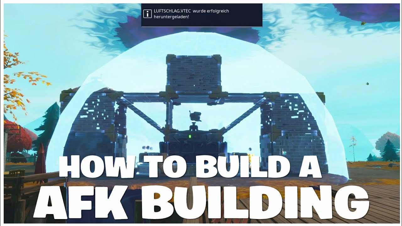 TUTORIAL:HOW TO BUILD A AFK/JAIL BUILDING IN RDW |FORTNITE SAVE THE ...
