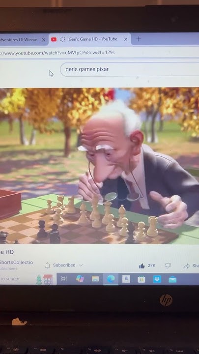 PIXAR Short Geri’s Game Geri Plays Funny On Geri’s Game As Snowbell ...