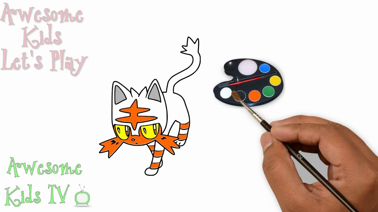 Pokemon Litten Cartoons Awesome Kids TV - YouTube