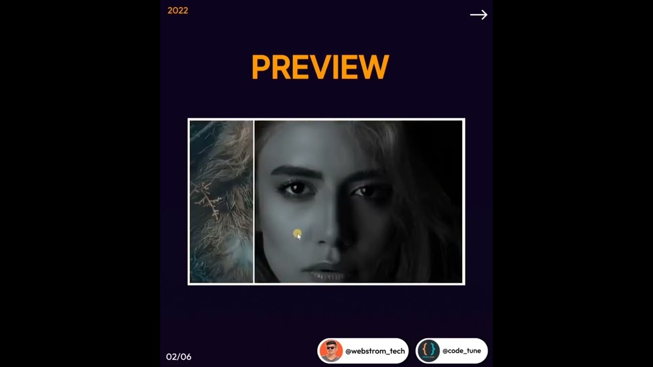 Image Comparison Slider Using HTML CSS - YouTube