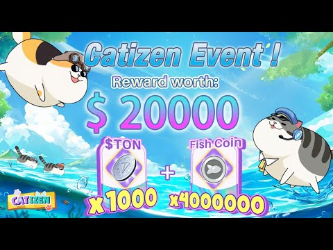 ПОЛУЧАЕМ 10 TON | CATIZEN - YouTube