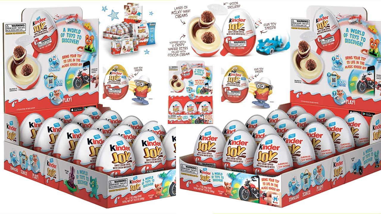 🥚Kinder Surprise Eggs |Kinder JOY Eggs | Chocolate Candy Eggs With Toys ...