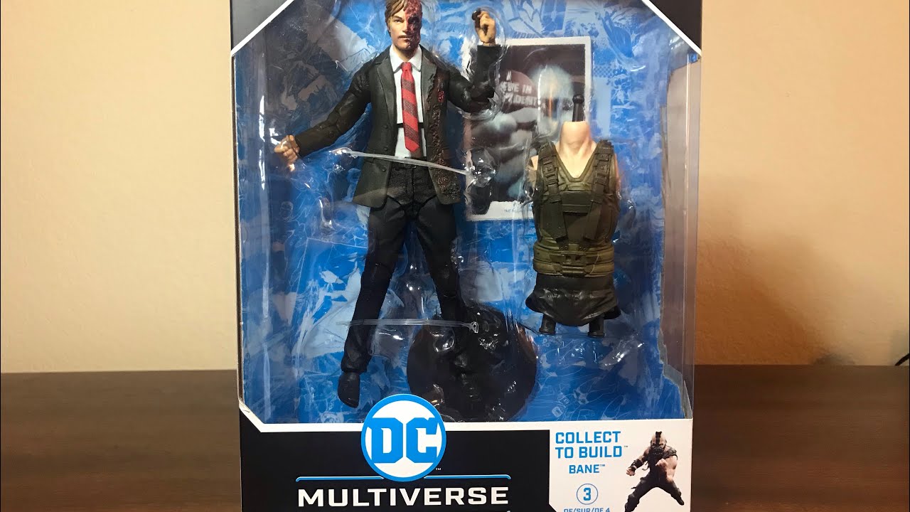 DC Multiverse Two-Face: The Dark Knight Trilogy Unboxing - YouTube