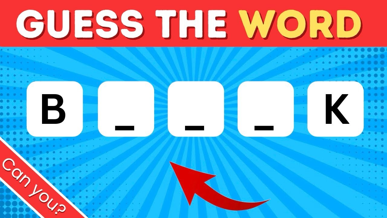 Can You Guess The Word By First And Last Letters…? 🧠🤔| Word Quiz 📚 ...