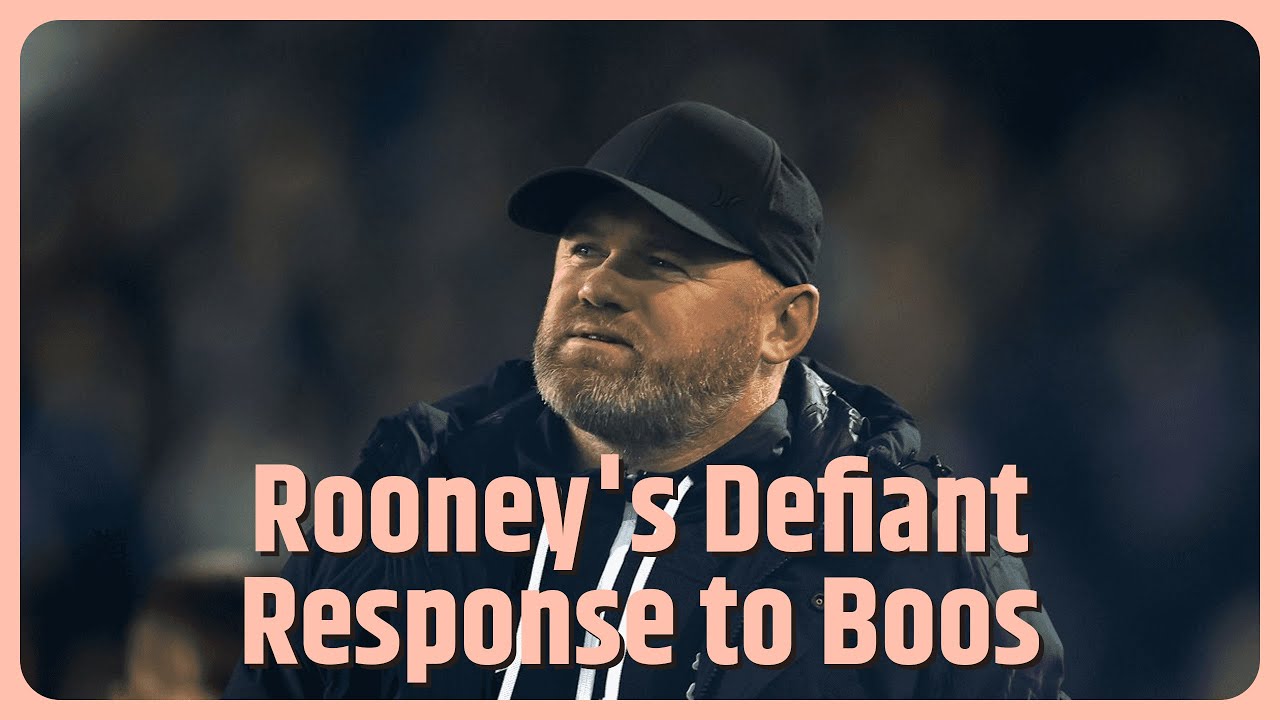 Wayne Rooney responds to boos at Birmingham after being told to 'f ...