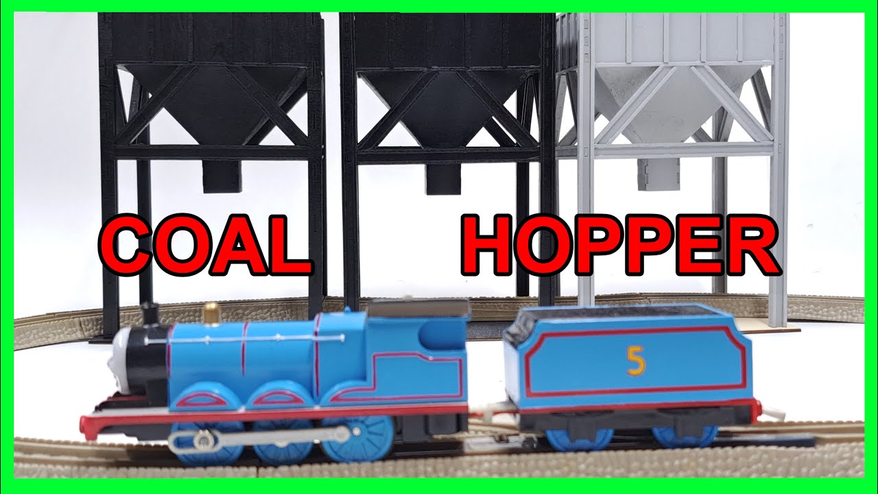 Custom Trackmaster Blue James Coal Hoppers Thomas Train - YouTube