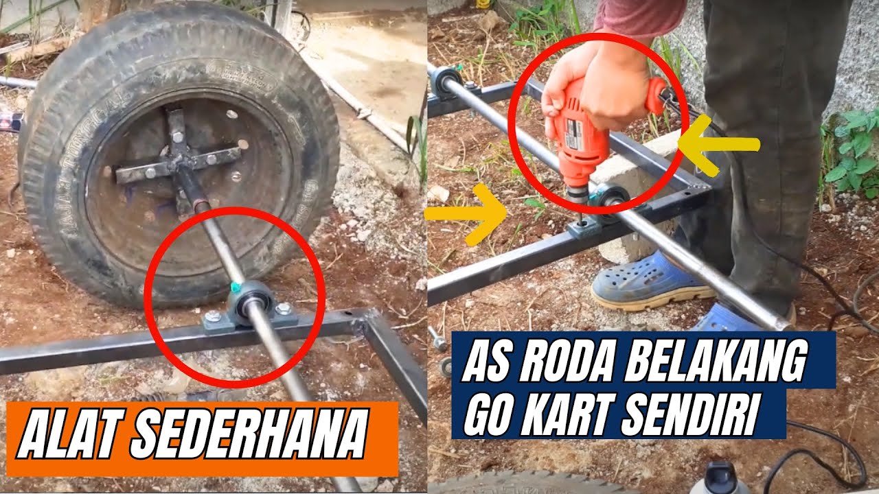Memasang Roda Belakang Buggy / Go kart, Build Mini Buggy | Mobil Mini ...