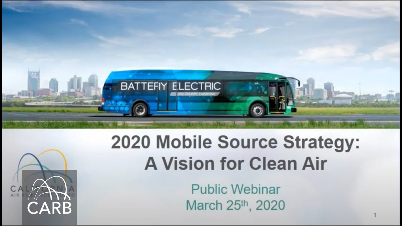 2020 Mobile Source Strategy Public Webinar - YouTube