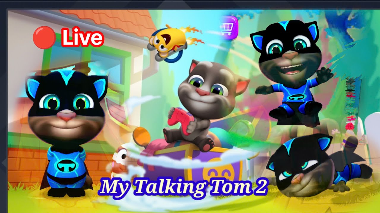 Live 23/02: Game play talking Tom 2 - YouTube