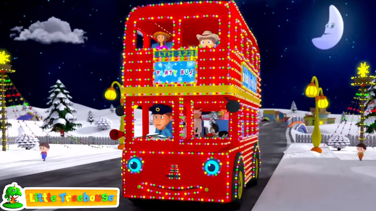 Christmas Wheels On The Bus, Baby Songs And Cartoon Videos by Little ...