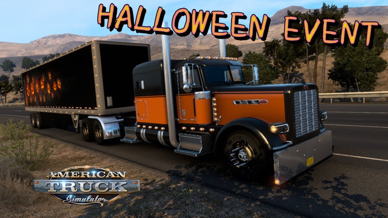 ATS 2 - HALLOWEEN EVENT - PETERBILT 389 - YouTube