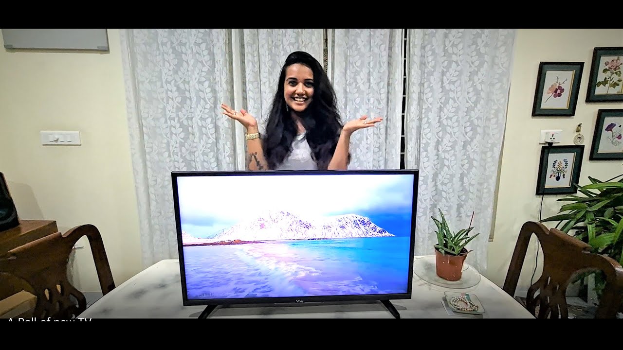 Setting up a new 32 inch Smart TV at home - YouTube