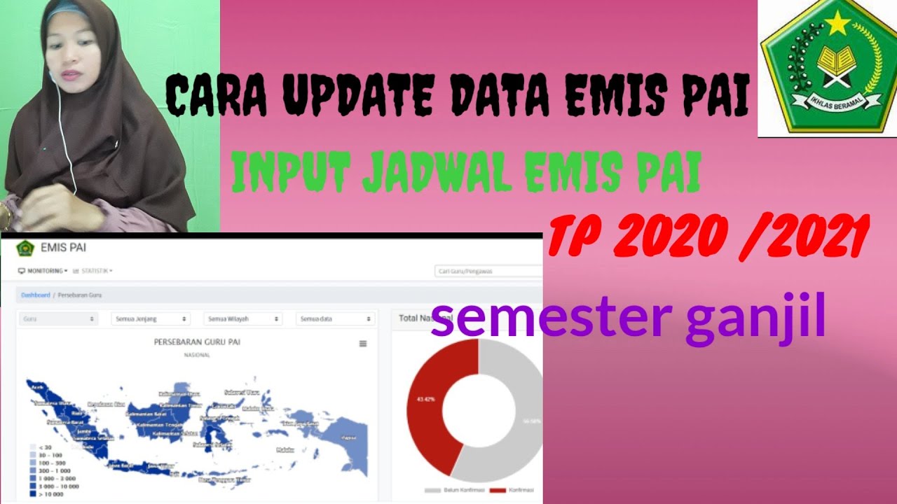 UPDATE DATA EMIS / CARA MEMASUKKAN JADWAL PAI EMIS / PENDATAAN EMIS PAI ...
