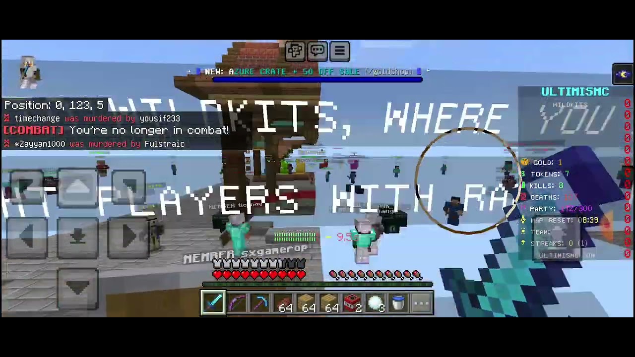 minecraft server ultimismc playing - YouTube