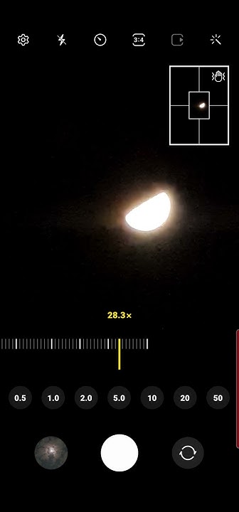 50x Half Moon Zoom from Samsung Galaxy Note 20 Ultra #shorts #moon #astrophotography #samsung ...