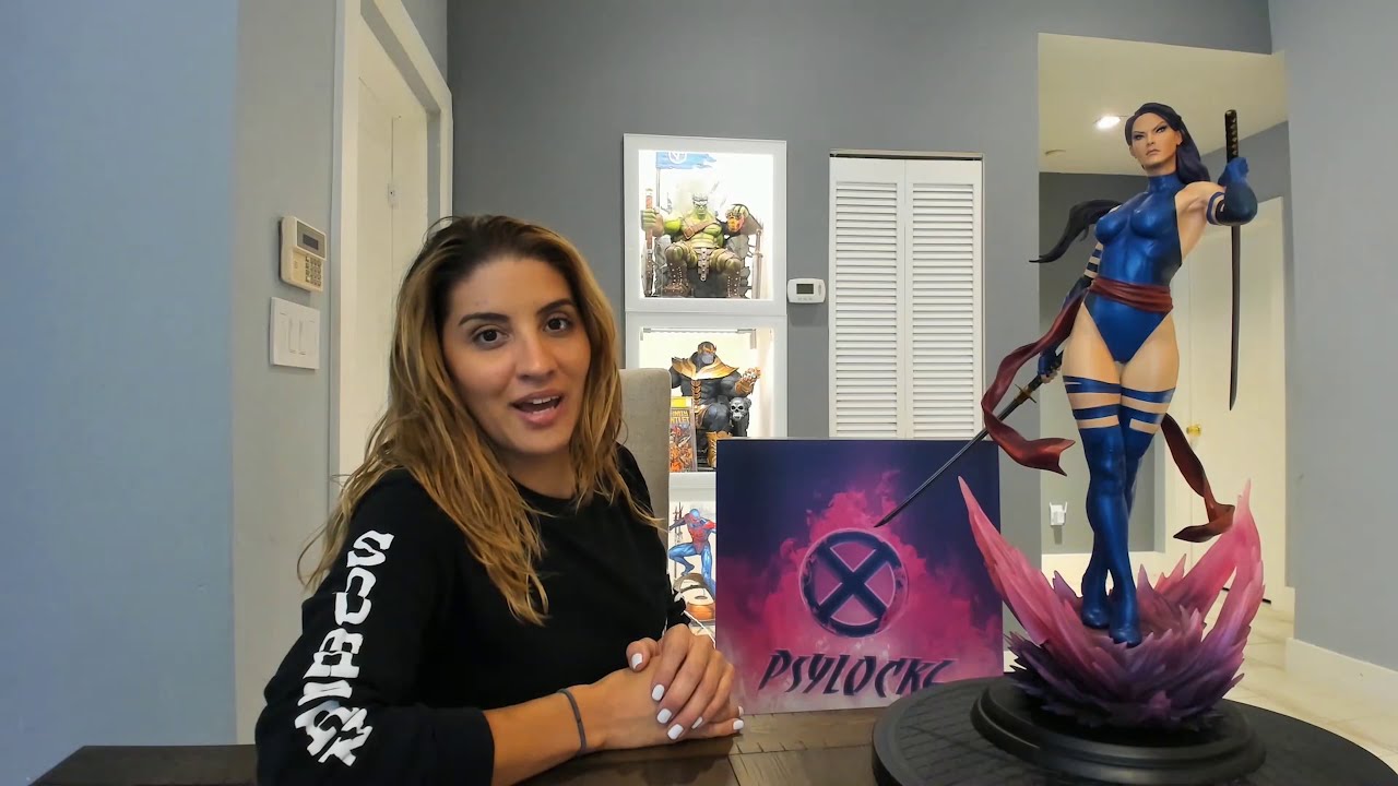PSYLOCKE Premium Format Statue by Sideshow Collectibles Review - YouTube
