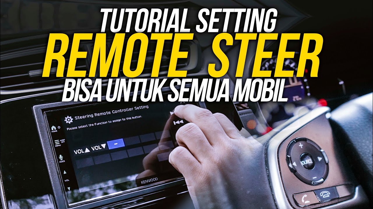 TUTORIAL SETTING REMOTE STEER UNTUK SEMUA MOBIL - YouTube