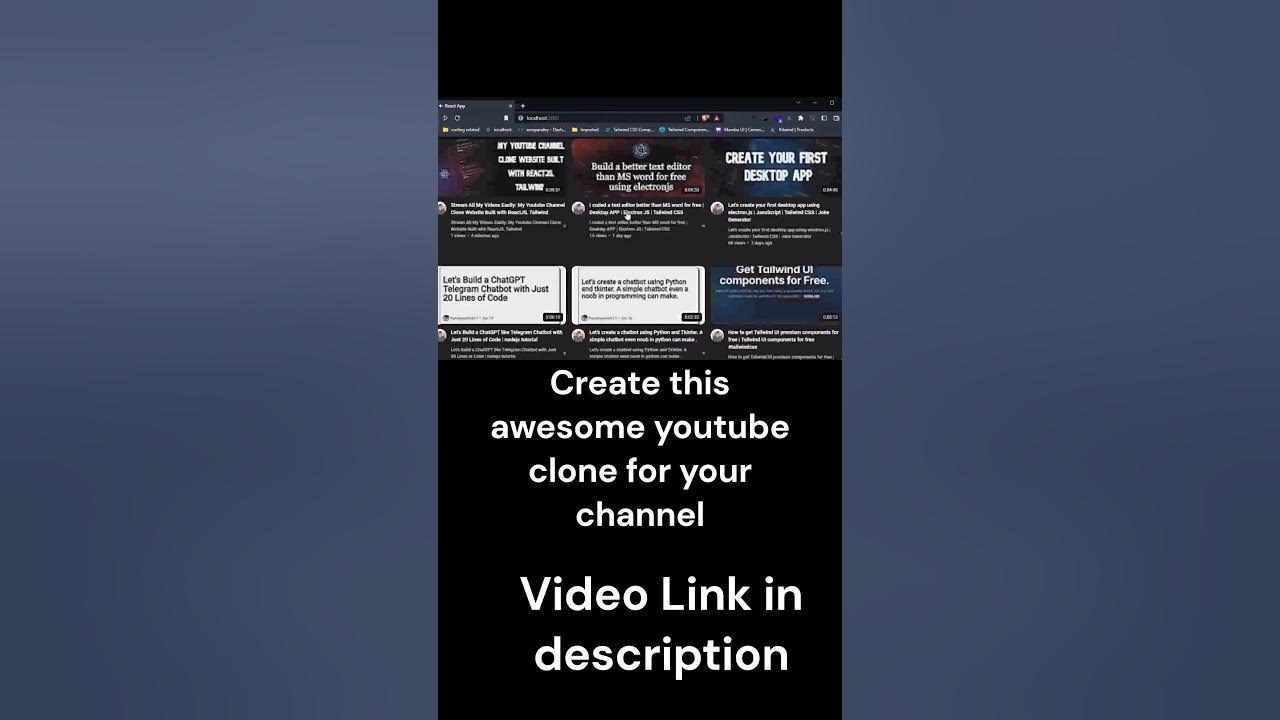Create Youtube Clone Using Reactjs Javascript Tailwind Css And Rapidapi Youtube