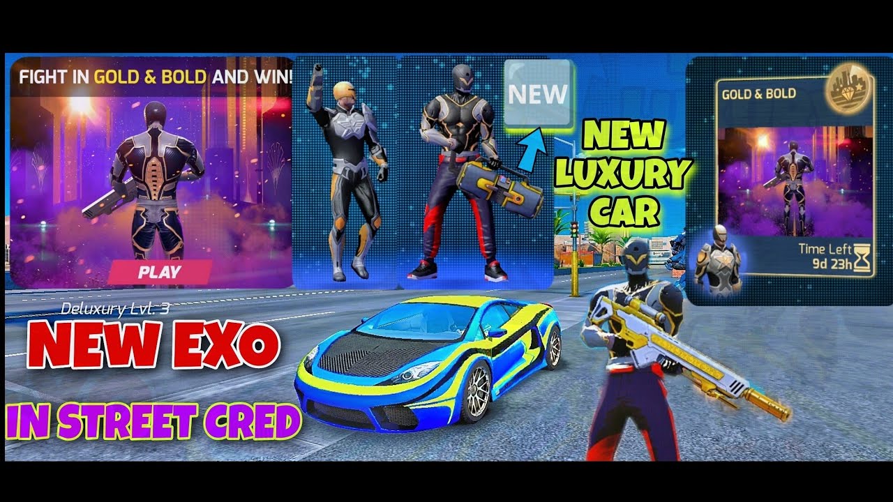 NEW STREET CRED NEW EXO NEW LUXURY CAR! NEW HEAVY WEAPON IN THE GOLD ...