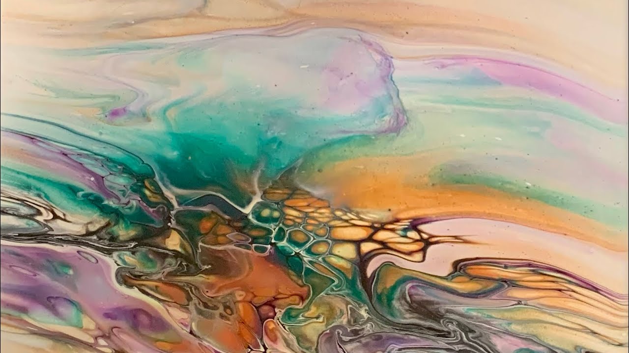 #148- How to pour a Deconstructed Bloom in fluid art. - YouTube
