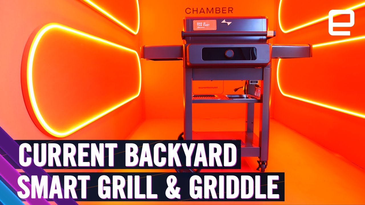 Current Backyard smart grill & griddle first look at CES 2024 - YouTube